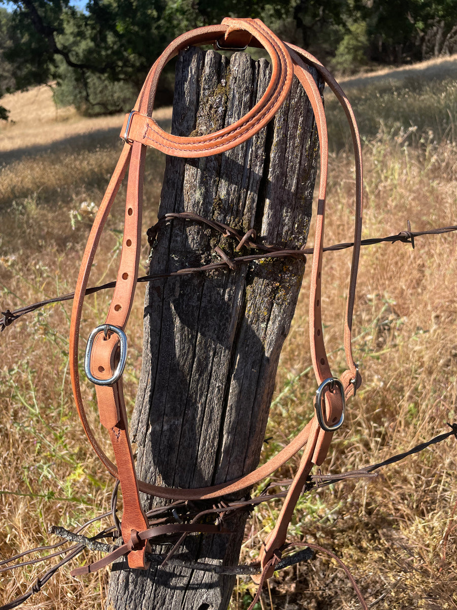 Slide Ear Harness Headstall – Buckaroo Leather Products