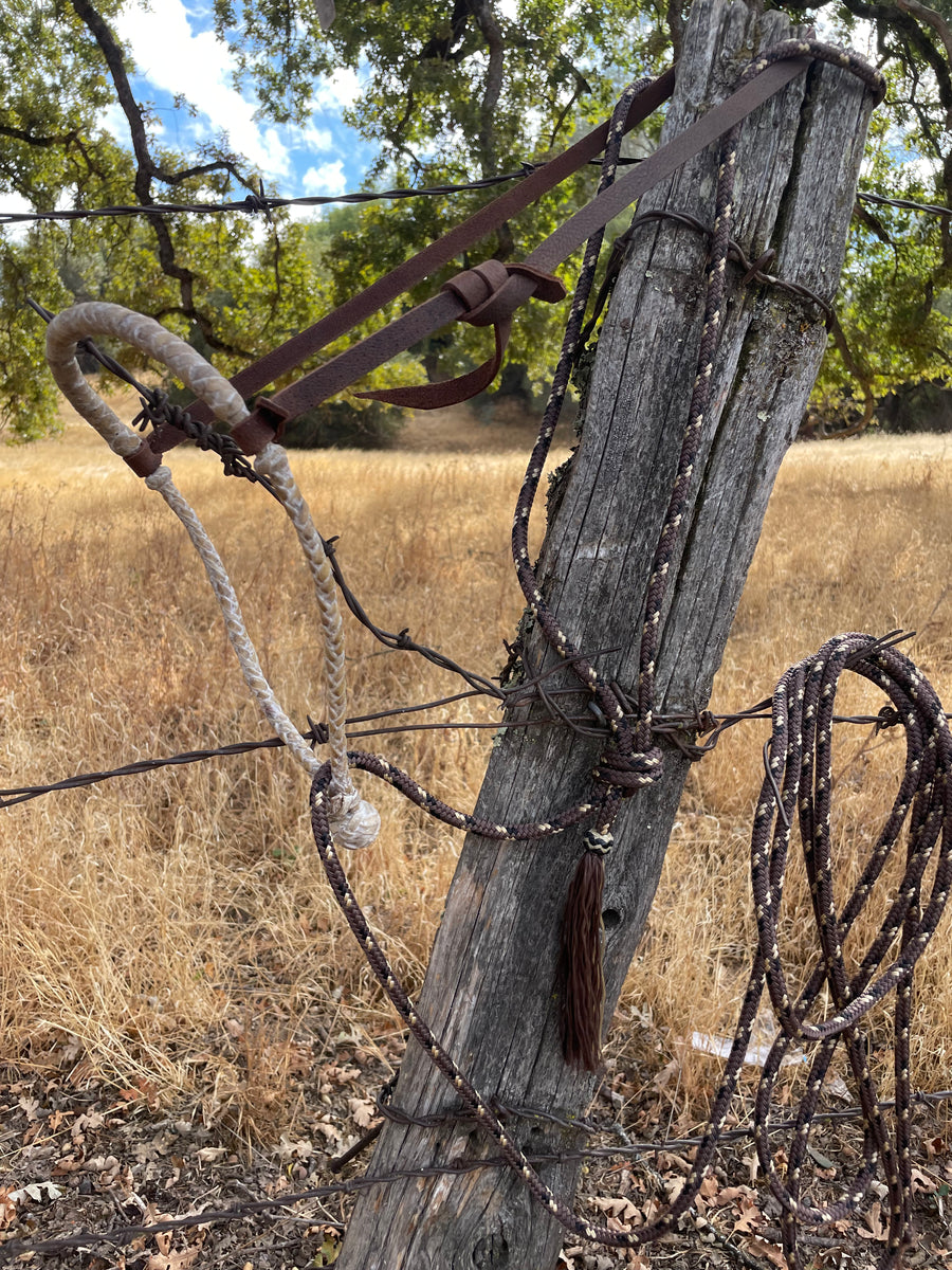 Git Down Rope w/Bosal & Hanger – Buckaroo Leather Products