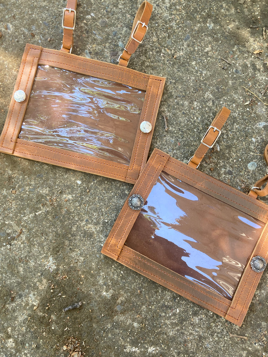 Leather Show Number Holders – Buckaroo Leather Products