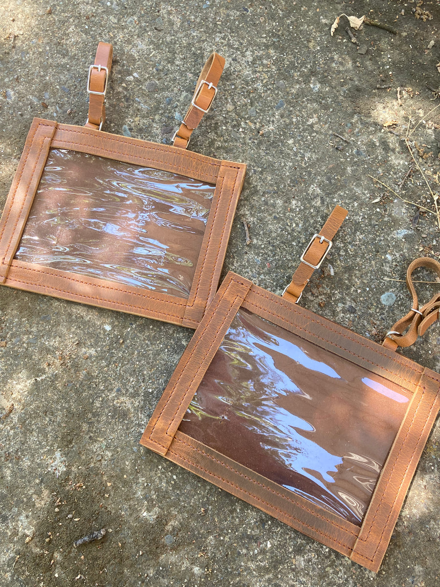 Leather Show Number Holders – Buckaroo Leather Products