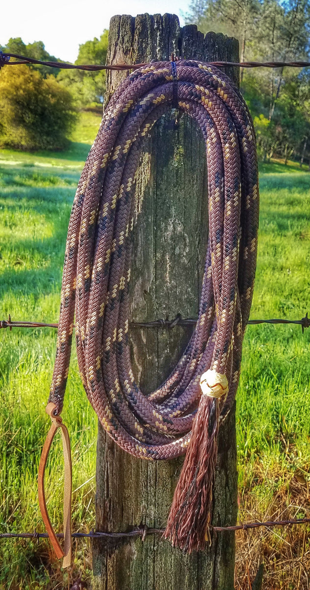 Yacht Braid Mecate with Rawhide Button – Buckaroo Leather Products