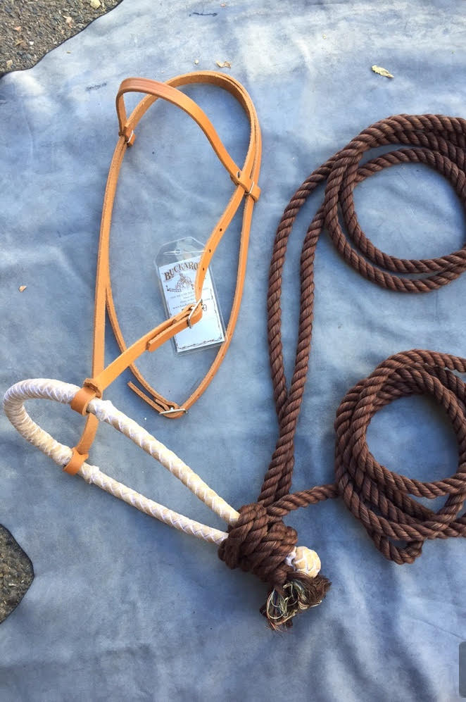 Hackamores, Bosal With Headstall, Rawhide Gear | Buckaroo Leather ...