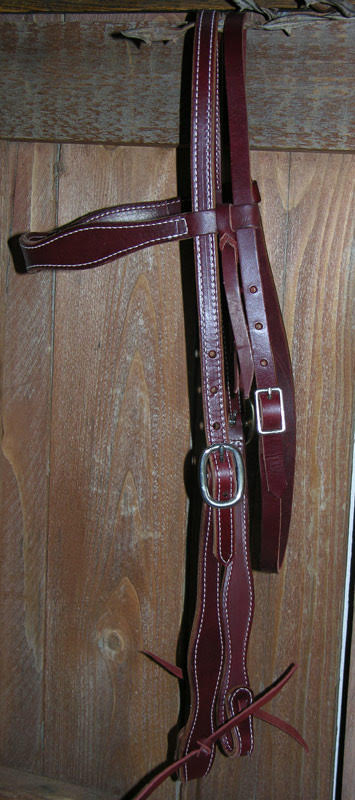 Cowboy Scallop Headstall – Buckaroo Leather Products