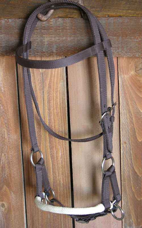 Nylon Bitless Sidepull – Buckaroo Leather Products