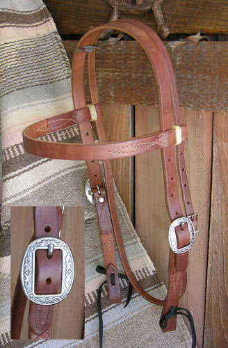 Pro Harness Headstall 3/4" – Buckaroo Leather Products