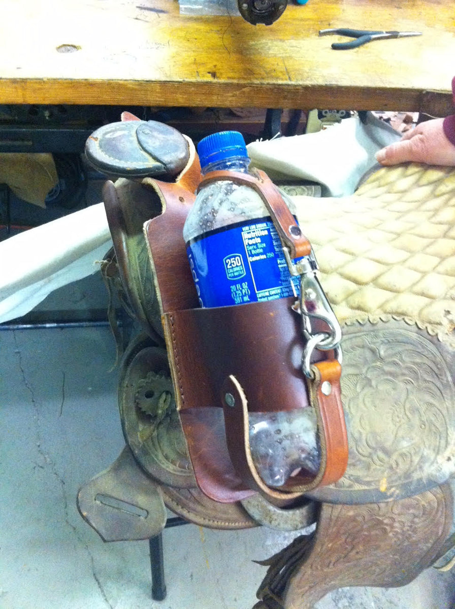 Leather Water Bottle Holder – Buckaroo Leather Products