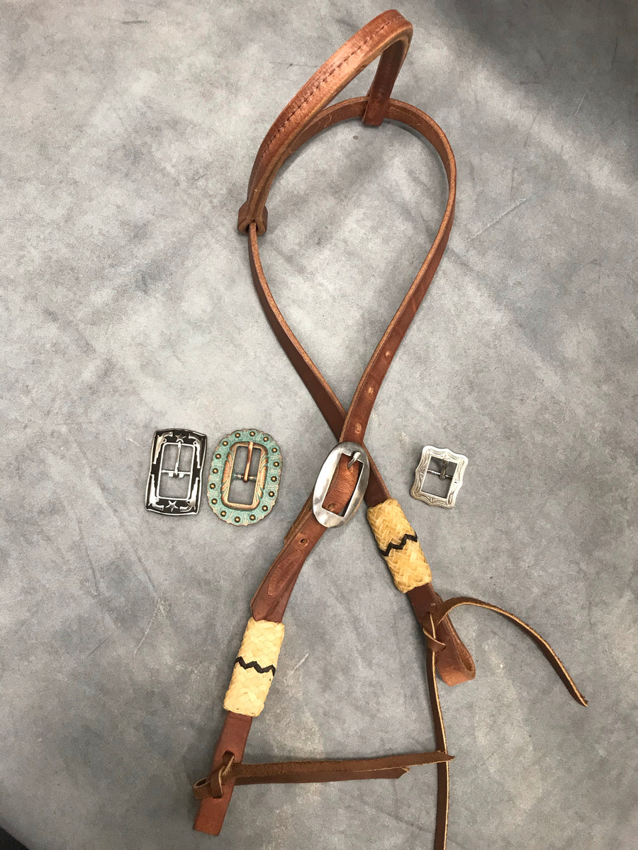 Award One Ear Headstall, Hermann Oak® Leather – Buckaroo Leather Products